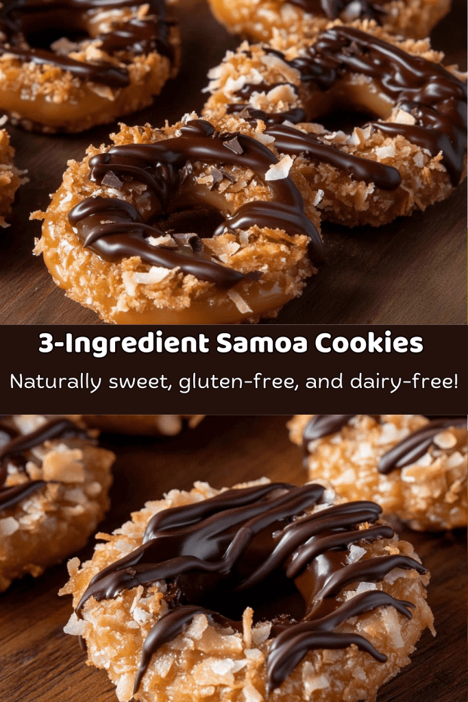 3-Ingredient Samoa Cookies - Tasty Chow