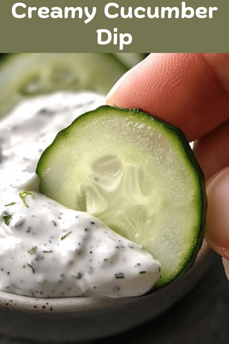 Creamy Cucumber Dip - Tasty Chow