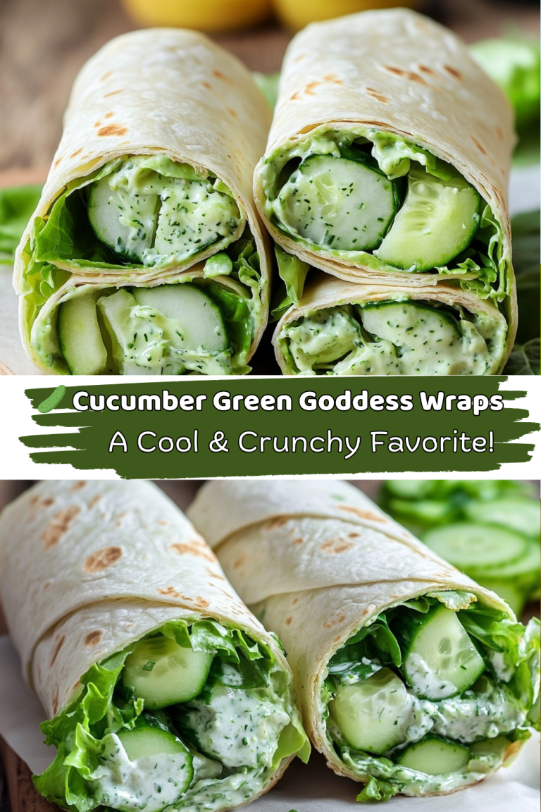 Cucumber Green Goddess Wraps - Tasty Chow