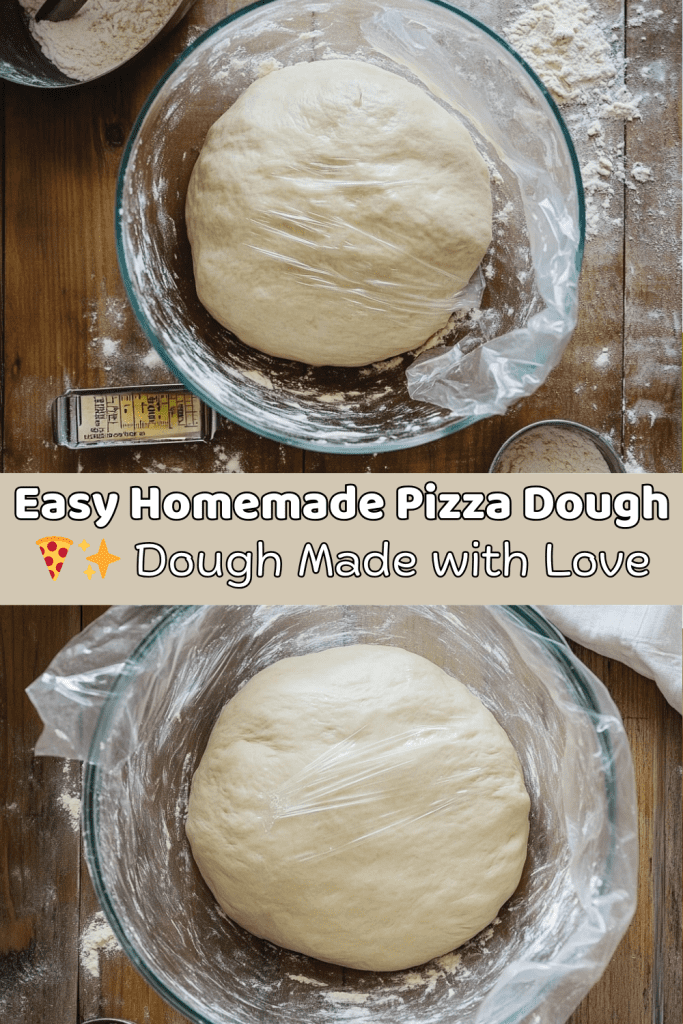 Easy Homemade Pizza Dough - Tasty Chow