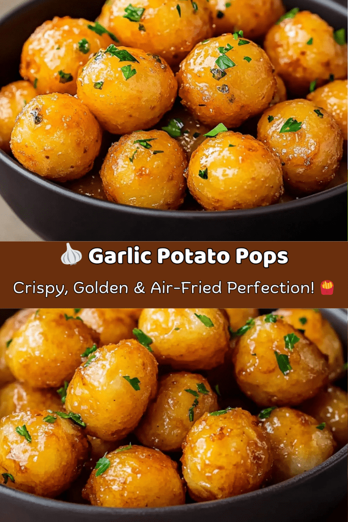 Garlic Potato Pops – Crispy, Golden & Air-Fried Perfection - Tasty Chow