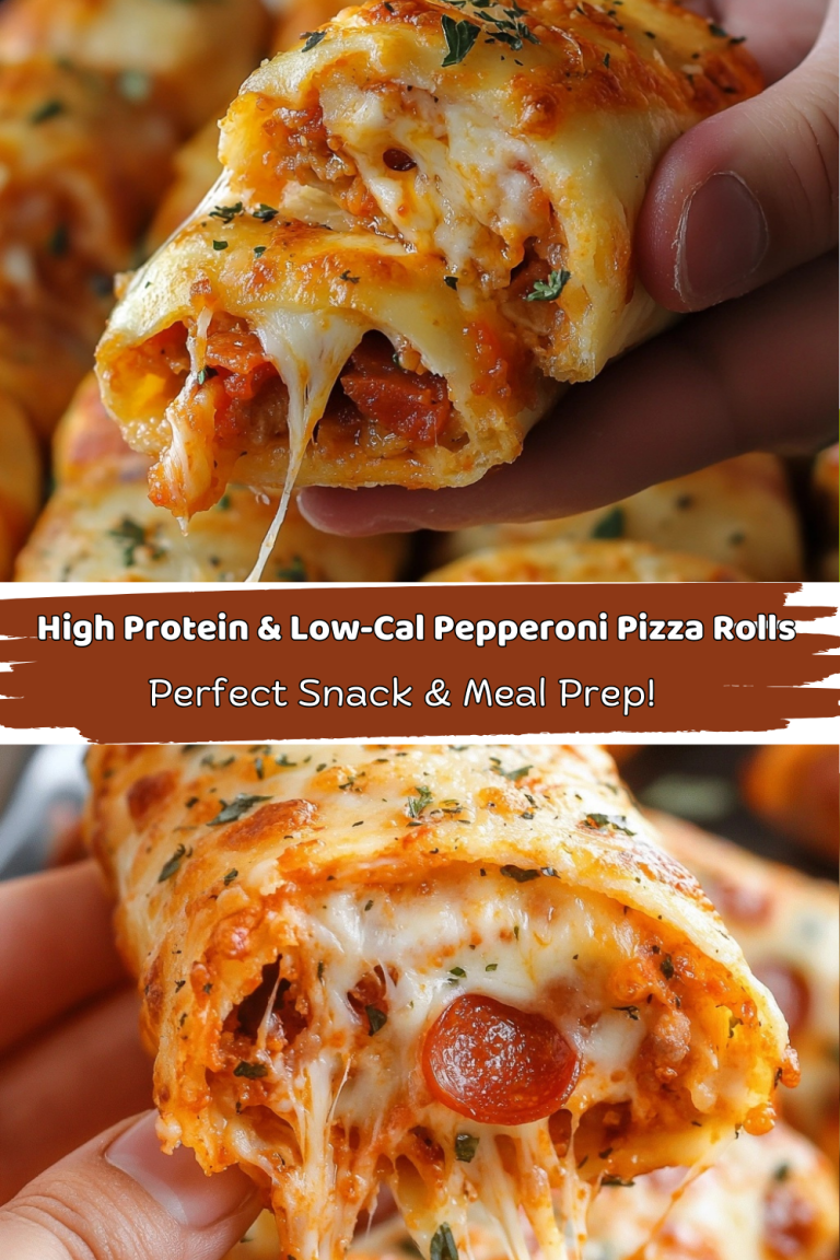 High Protein & Low Calorie Pepperoni Pizza Rolls - Tasty Chow