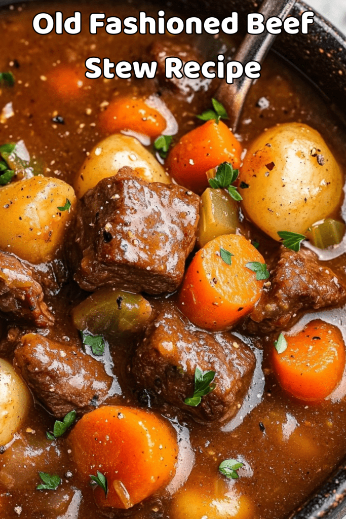 Old Fashioned Beef Stew - Tasty Chow