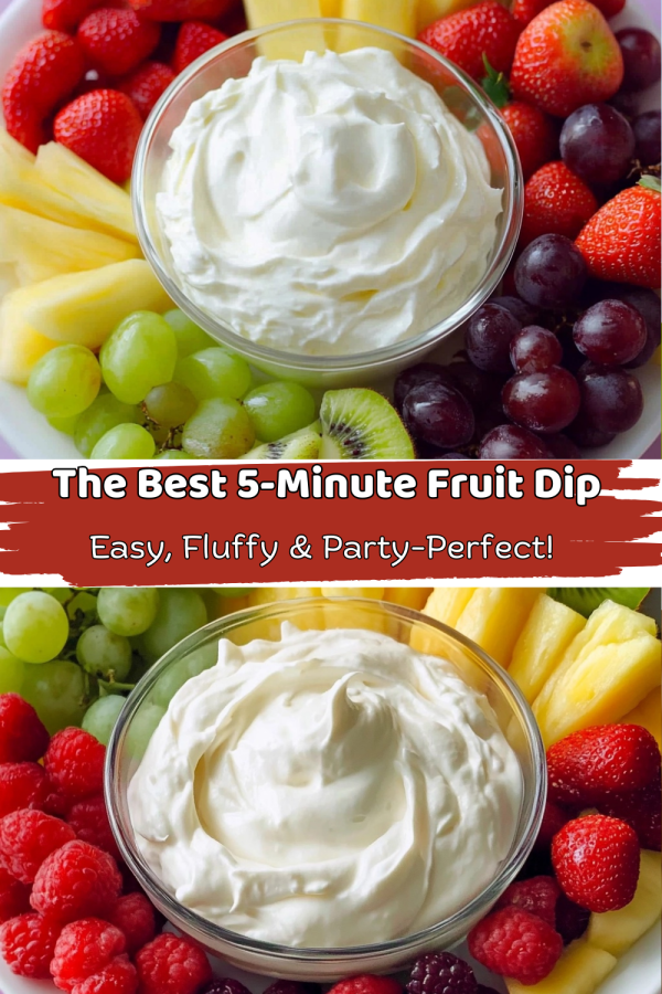 The Best 5-Minute Fruit Dip - Tasty Chow