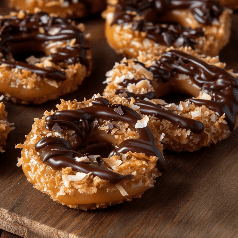 3-Ingredient Samoa Cookies - Tasty Chow