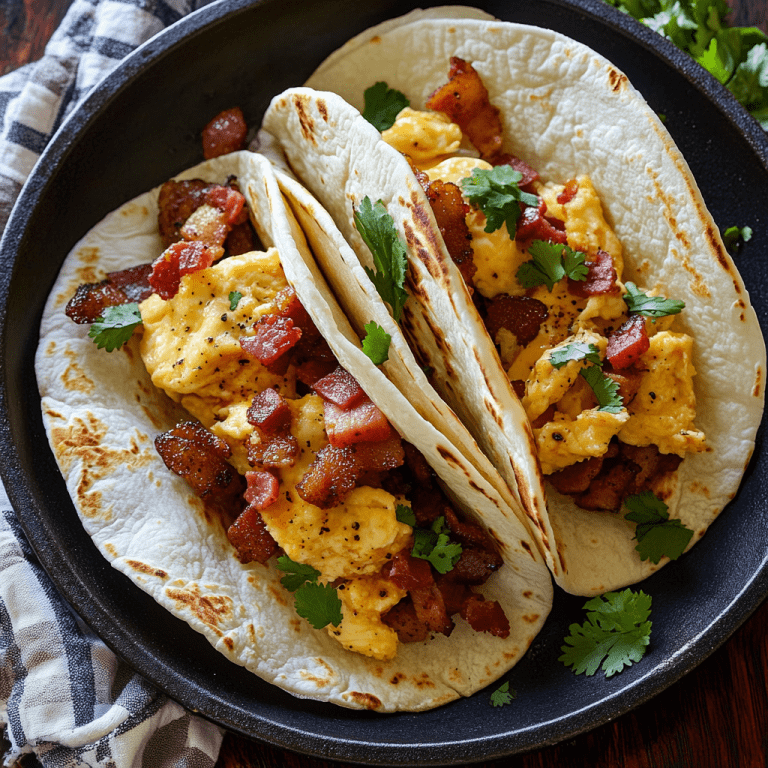 Texas Breakfast Tacos - Tasty Chow