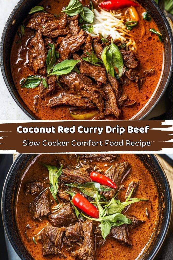 Coconut Red Curry Drip Beef - Tasty Chow