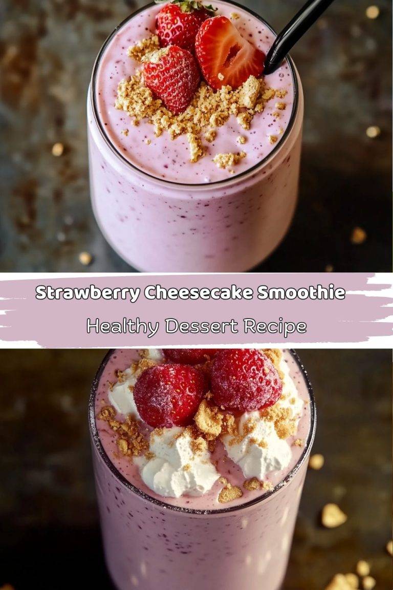 Strawberry Cheesecake Smoothie - Tasty Chow