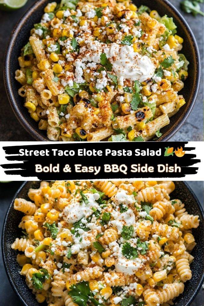 Street Taco Elote Pasta Salad - Tasty Chow