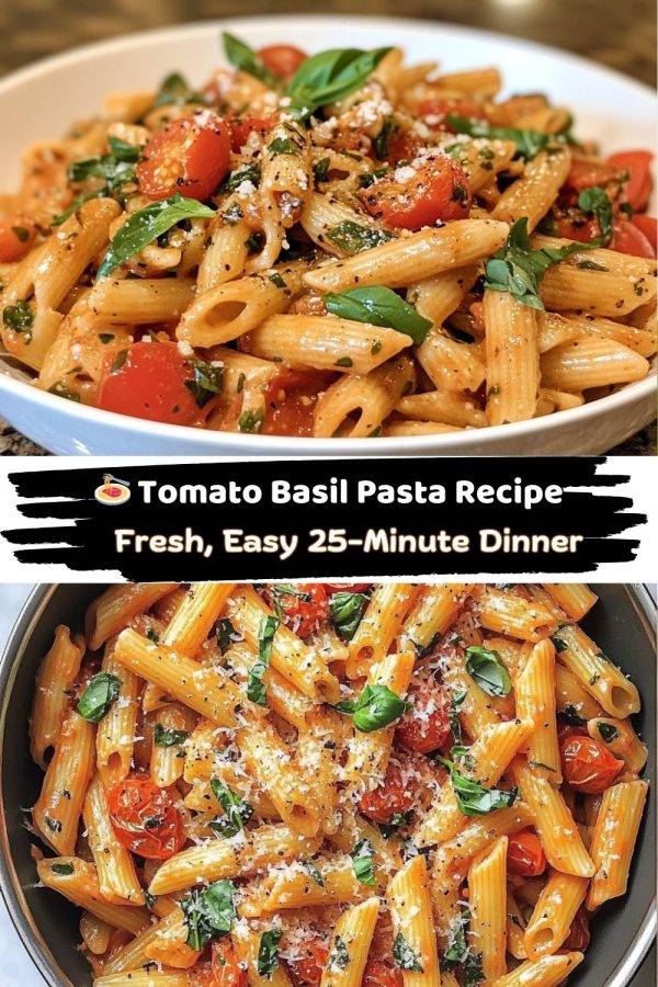 Tomato Basil Pasta - Tasty Chow