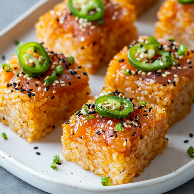 Spicy Tuna Crispy Rice - Tasty Chow
