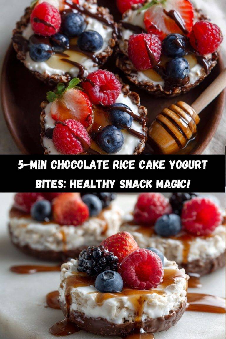 Chocolate Rice Cake Yogurt Bites - Tasty Chow