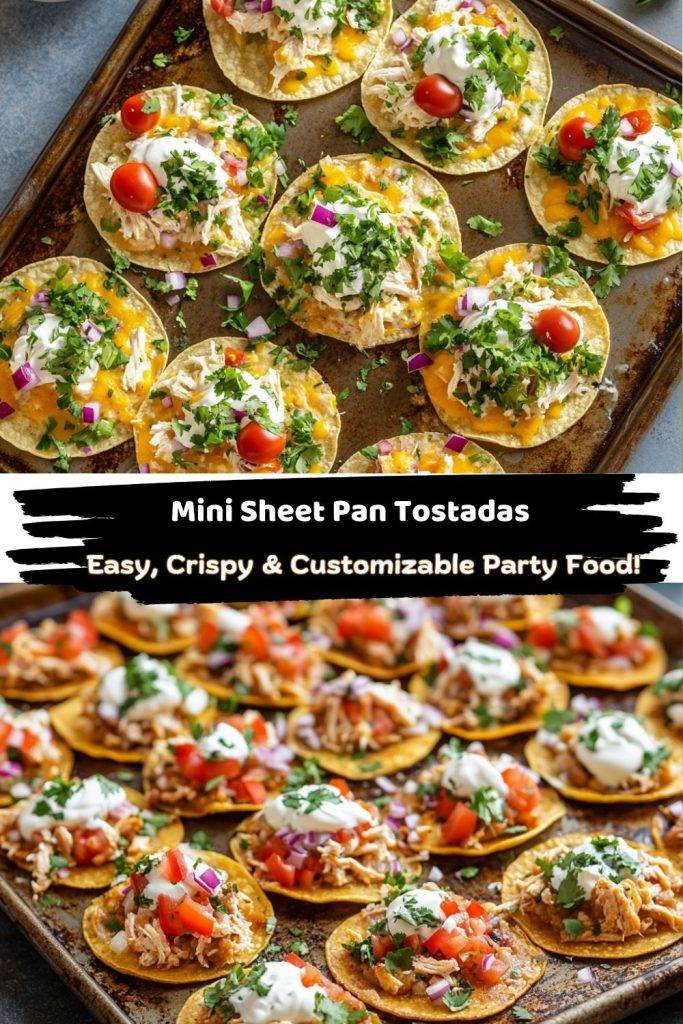 Mini Sheet Pan Tostadas - Tasty Chow
