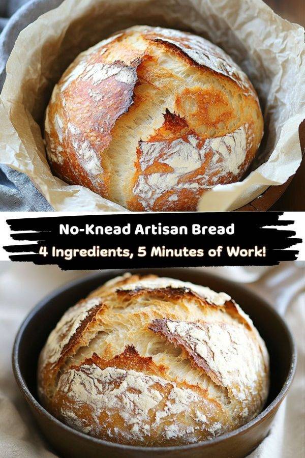 Easiest Yeast Bread Artisan No Knead Tasty Chow