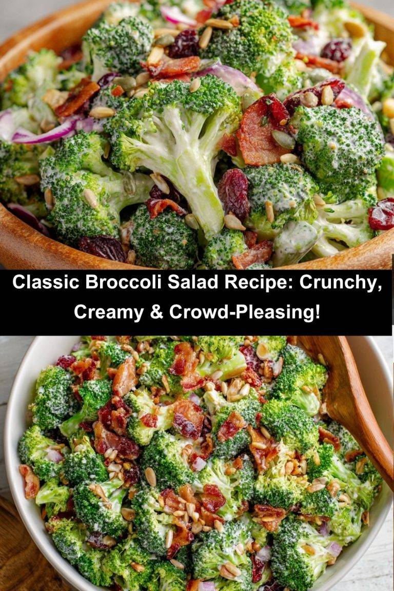 Classic Broccoli Salad - Tasty Chow