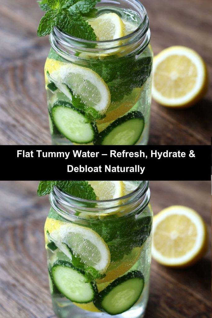 Flat Tummy Water – Refresh, Hydrate & Debloat Naturally - Tasty Chow