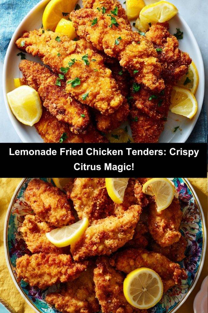 Lemonade Fried Chicken Tenders - Tasty Chow