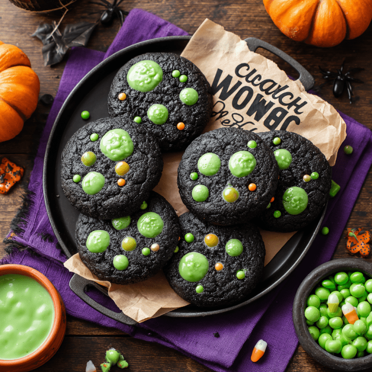Cauldron Bubble Cookies - Tasty Chow