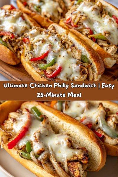 CHICKEN PHILLY SANDWICHES - Tasty Chow
