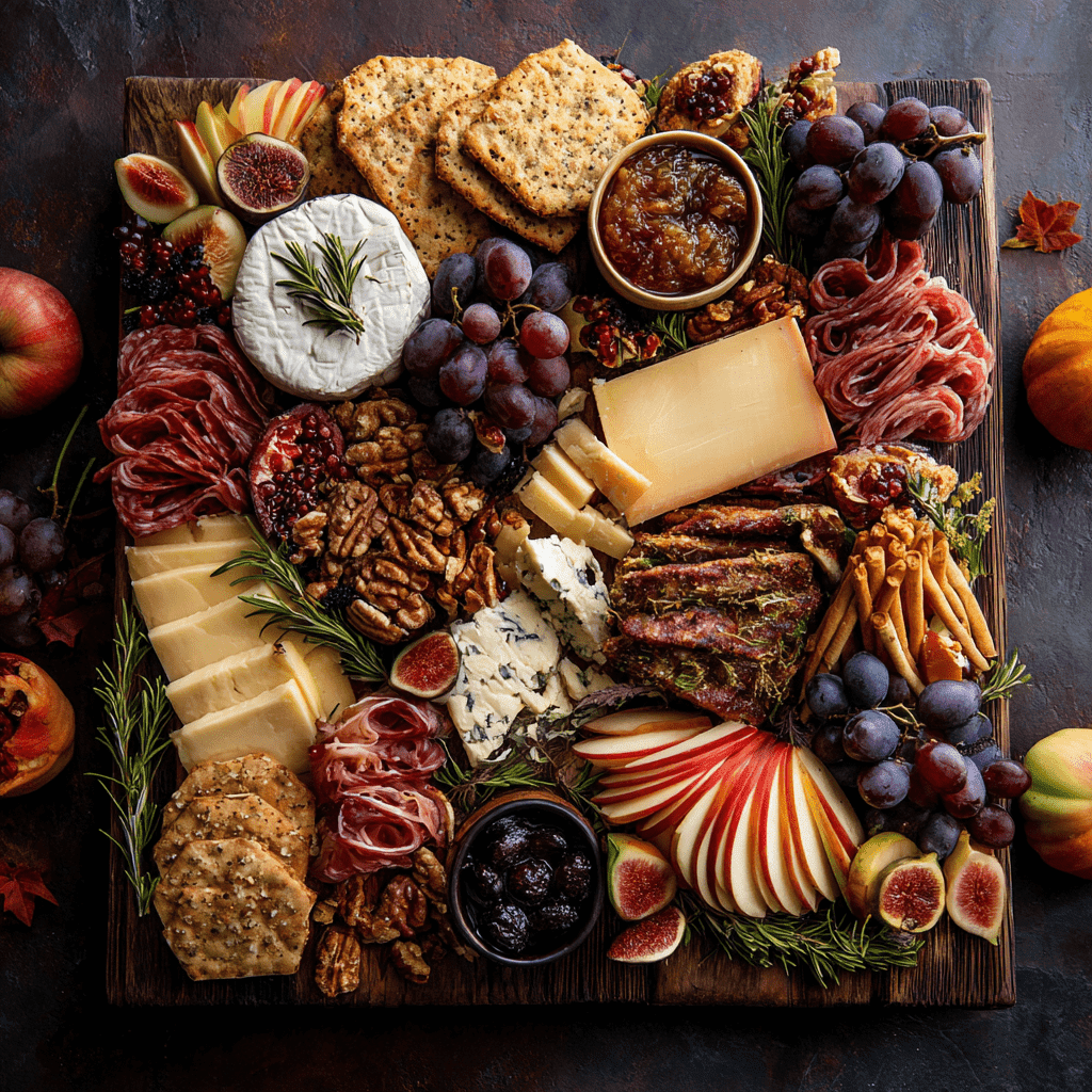 Fall-Inspired Charcuterie Board - Tasty Chow
