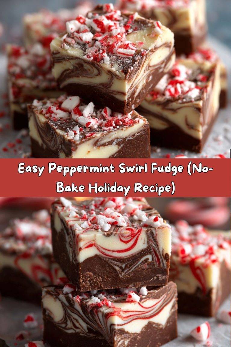 Peppermint Swirl Fudge - Tasty Chow
