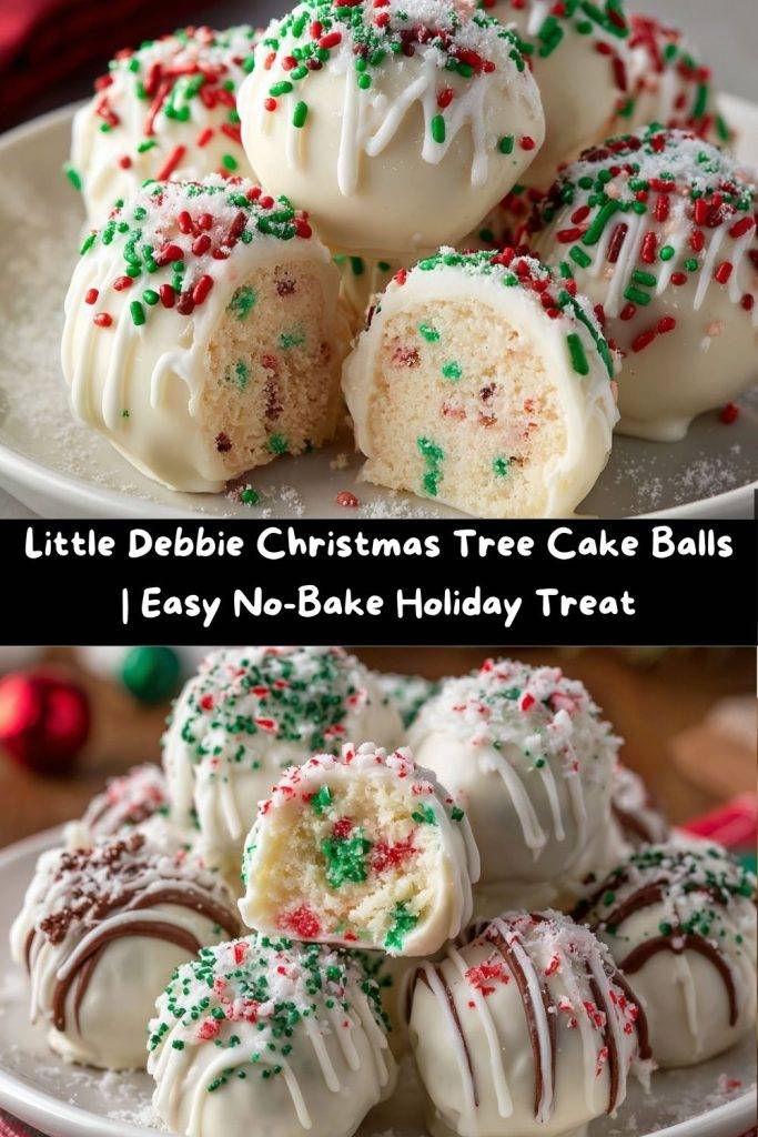 Little Debbie Christmas Tree Cake Balls - Tasty Chow