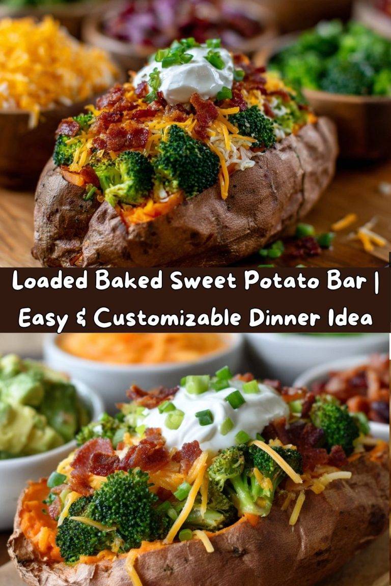 Loaded Baked Sweet Potato Bar - Tasty Chow