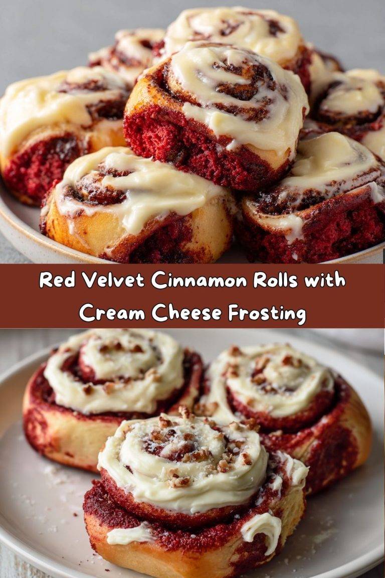 Red Velvet Cinnamon Rolls - Tasty Chow
