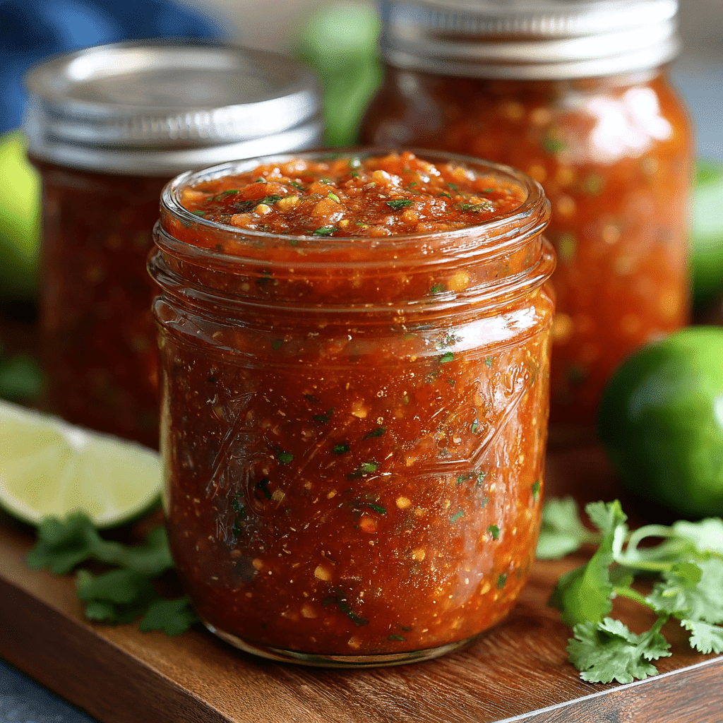 Homemade Salsa in Jars (Perfect for Gifting & Snacking) - Tasty Chow