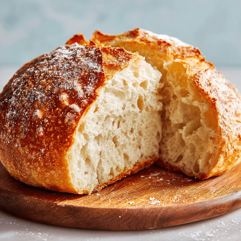 No-Knead Homemade Bread Recipe : Soft, Fluffy & Foolproof - Tasty Chow