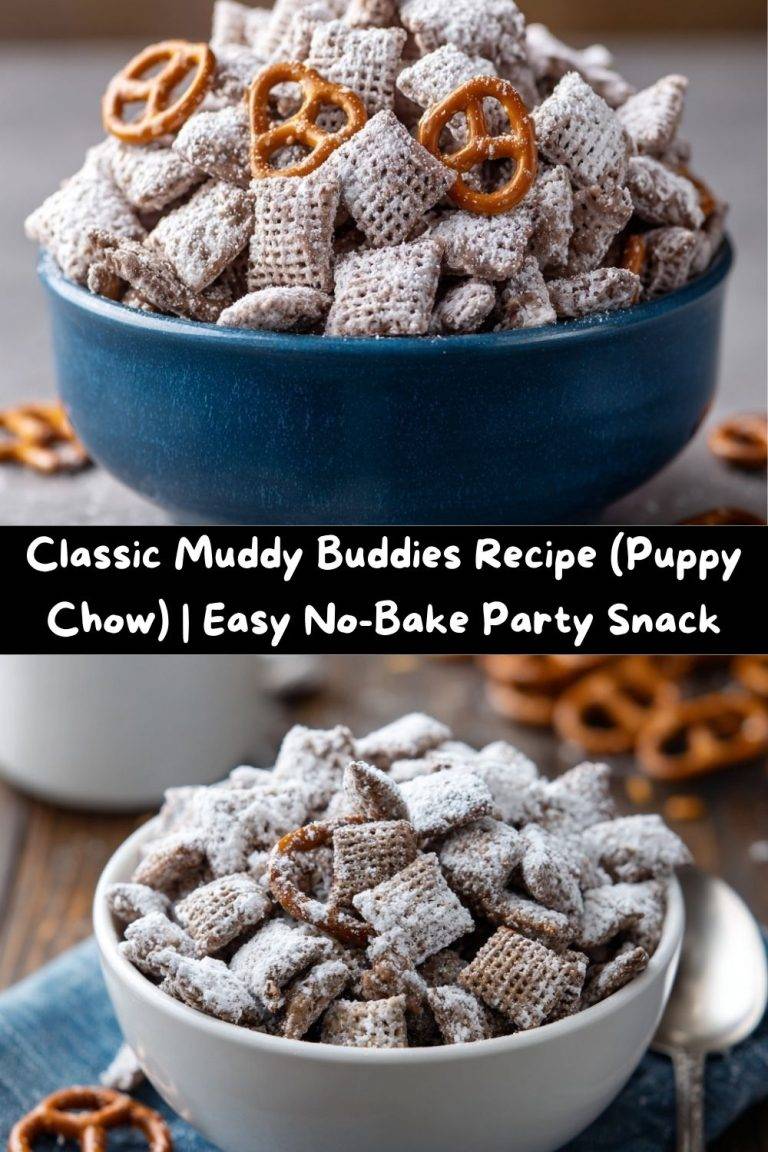 Classic Muddy Buddies : The Ultimate Party Snack - Tasty Chow