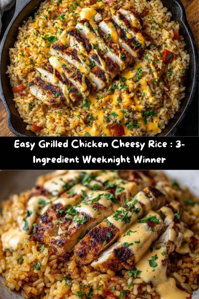 Easy Grilled Chicken Cheesy Rice : 3-Ingredient Weeknight Winner ...