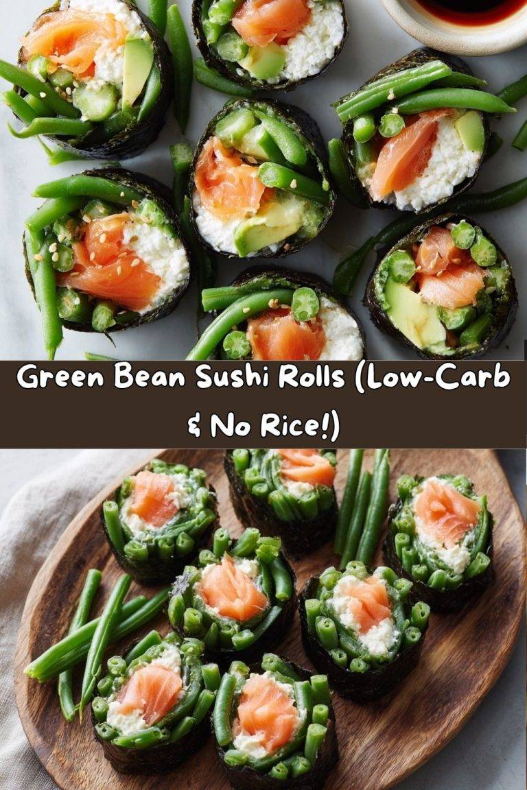 Green Bean Sushi Rolls - Tasty Chow