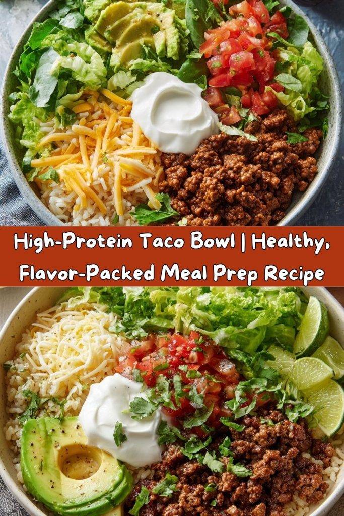 High-Protein Taco Bowl : Balanced & Weight-Loss Friendly - Tasty Chow