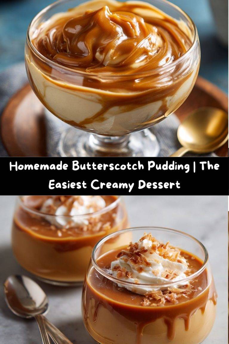 Butterscotch Pudding - Tasty Chow
