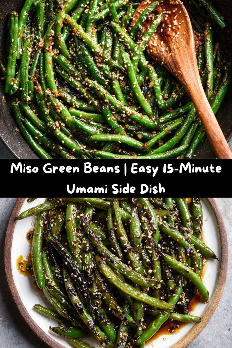 Miso Green Beans : Easy, Flavor-Packed Plant-Based Side - Tasty Chow