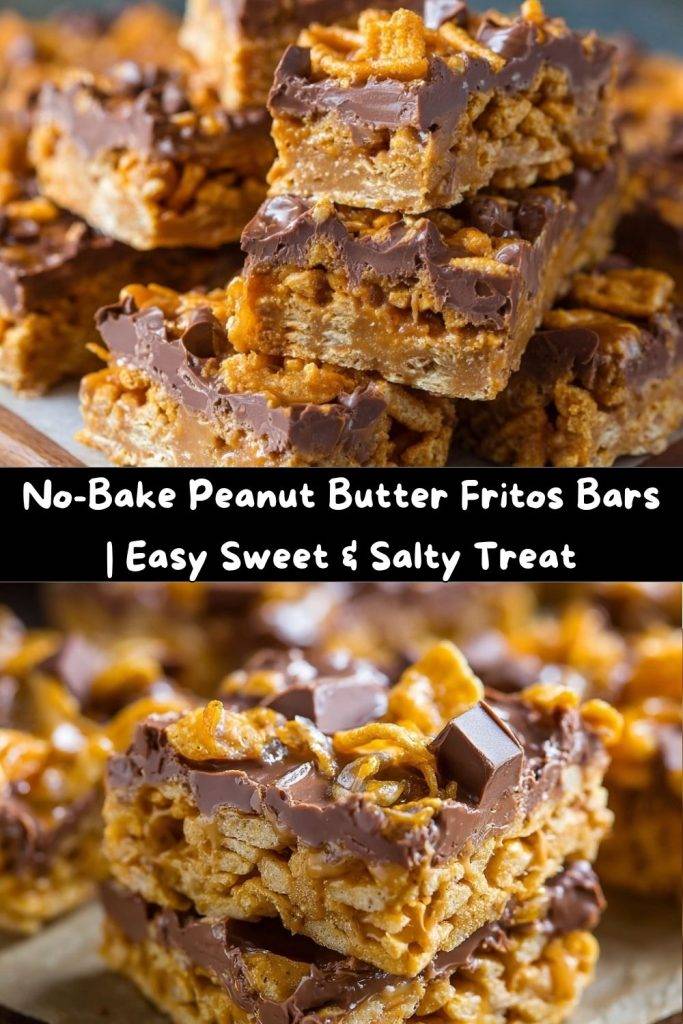 No-Bake Peanut Butter Fritos Bars : Sweet, Salty, and Addictively Easy ...