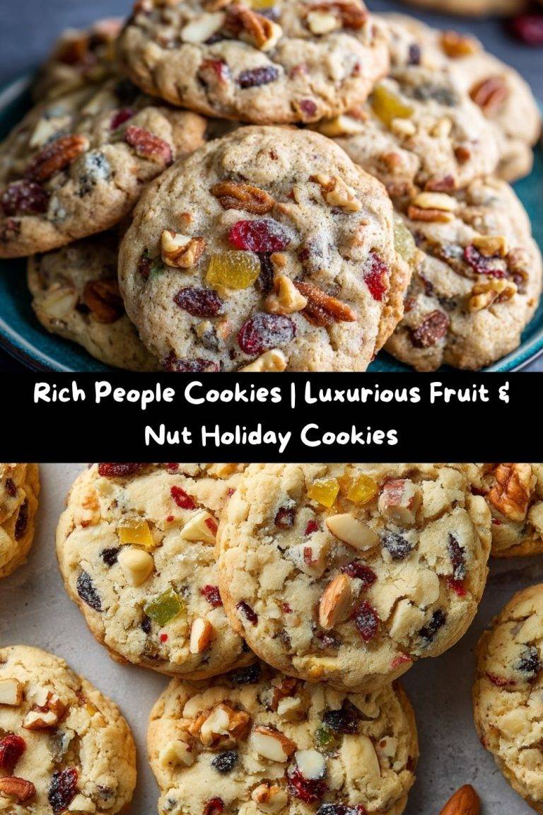 Rich People Cookies : A Luxurious Holiday Cookie Packed with Fruit and ...
