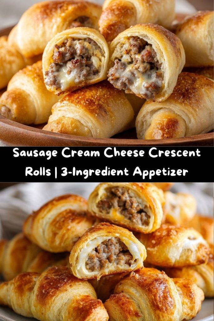 Sausage Cream Cheese Crescent Rolls : The Ultimate 3-Ingredient ...