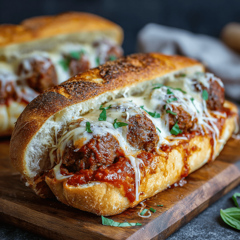 Italian Meatball Subs - Tasty Chow