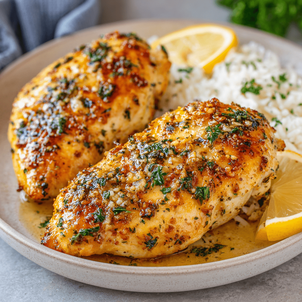 Garlic Butter Baked Chicken Breast (Juicy & Easy!) - Tasty Chow