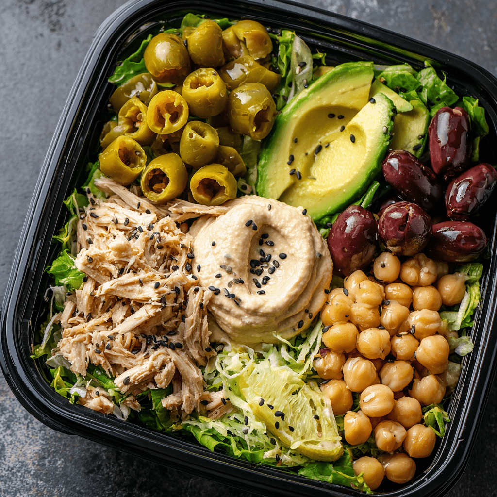 High-Protein Tuna Chickpea Meal Prep Bowls - Tasty Chow