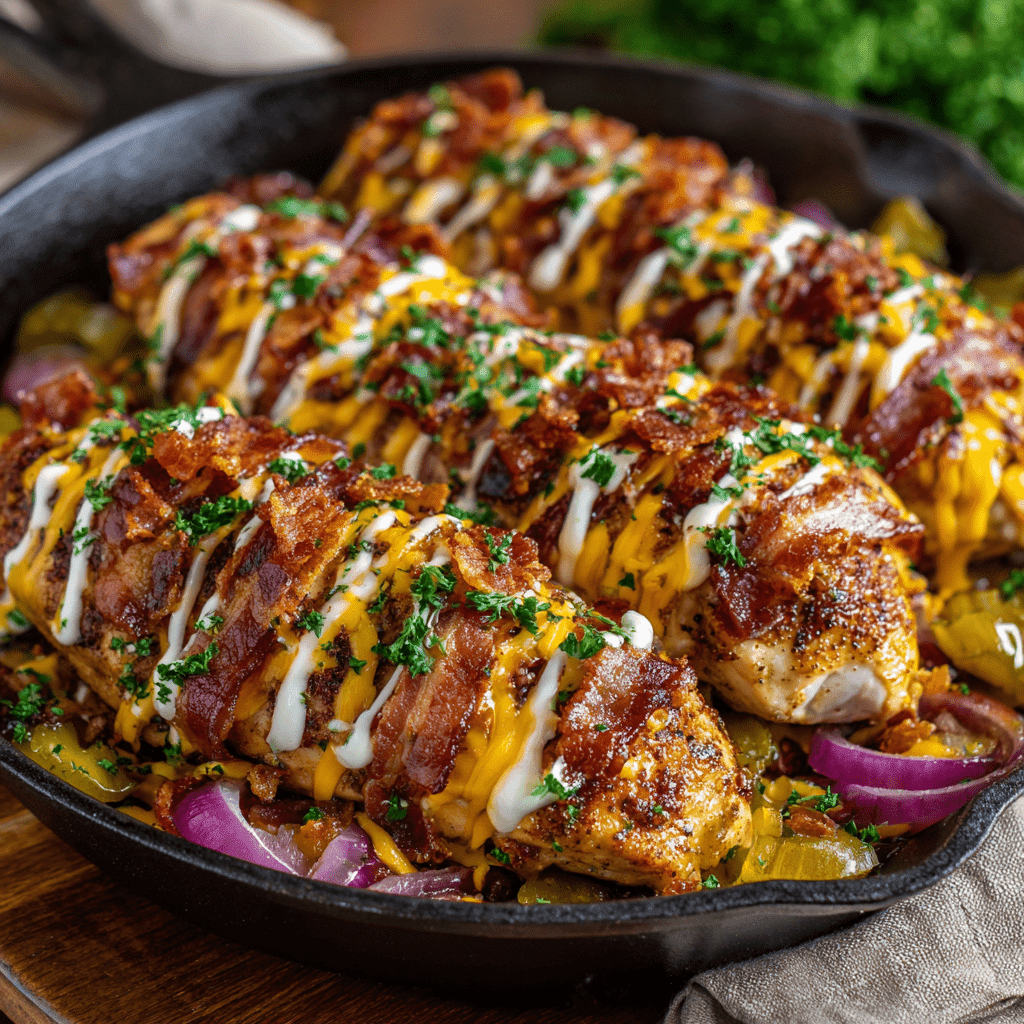 Bacon Cheeseburger Chicken : Loaded, Juicy & Unapologetically Delicious ...