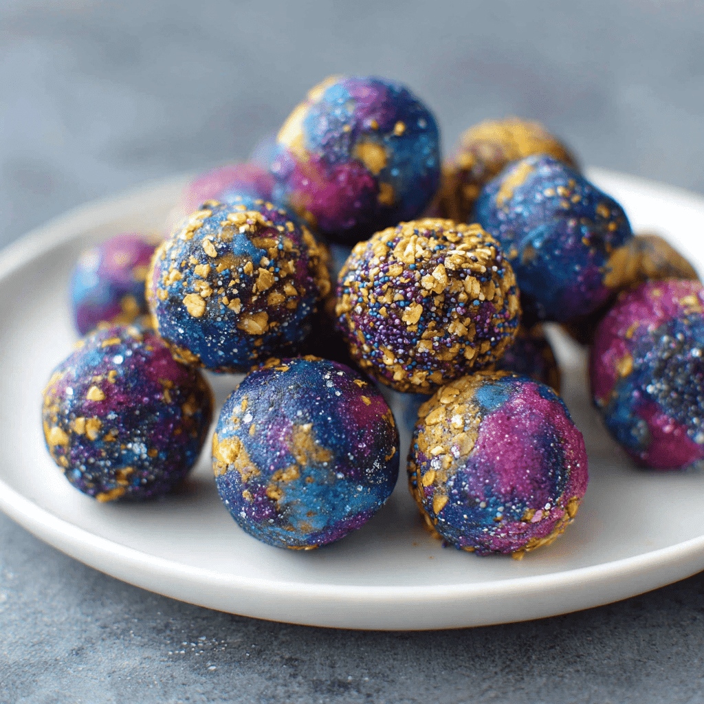 Galaxy Protein Balls for Kids - Tasty Chow