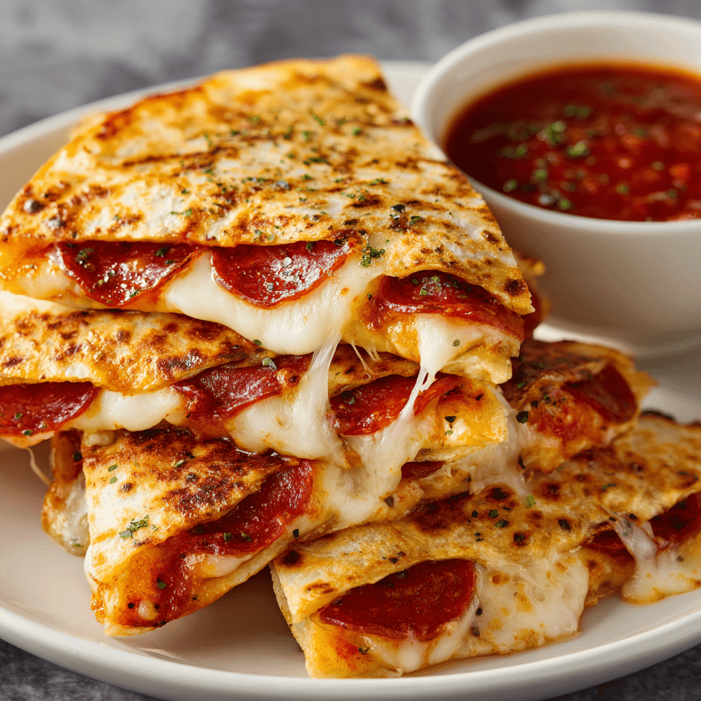 Pizza Quesadillas : Cheesy, Crispy, 10-Minute Pizza Hack - Tasty Chow