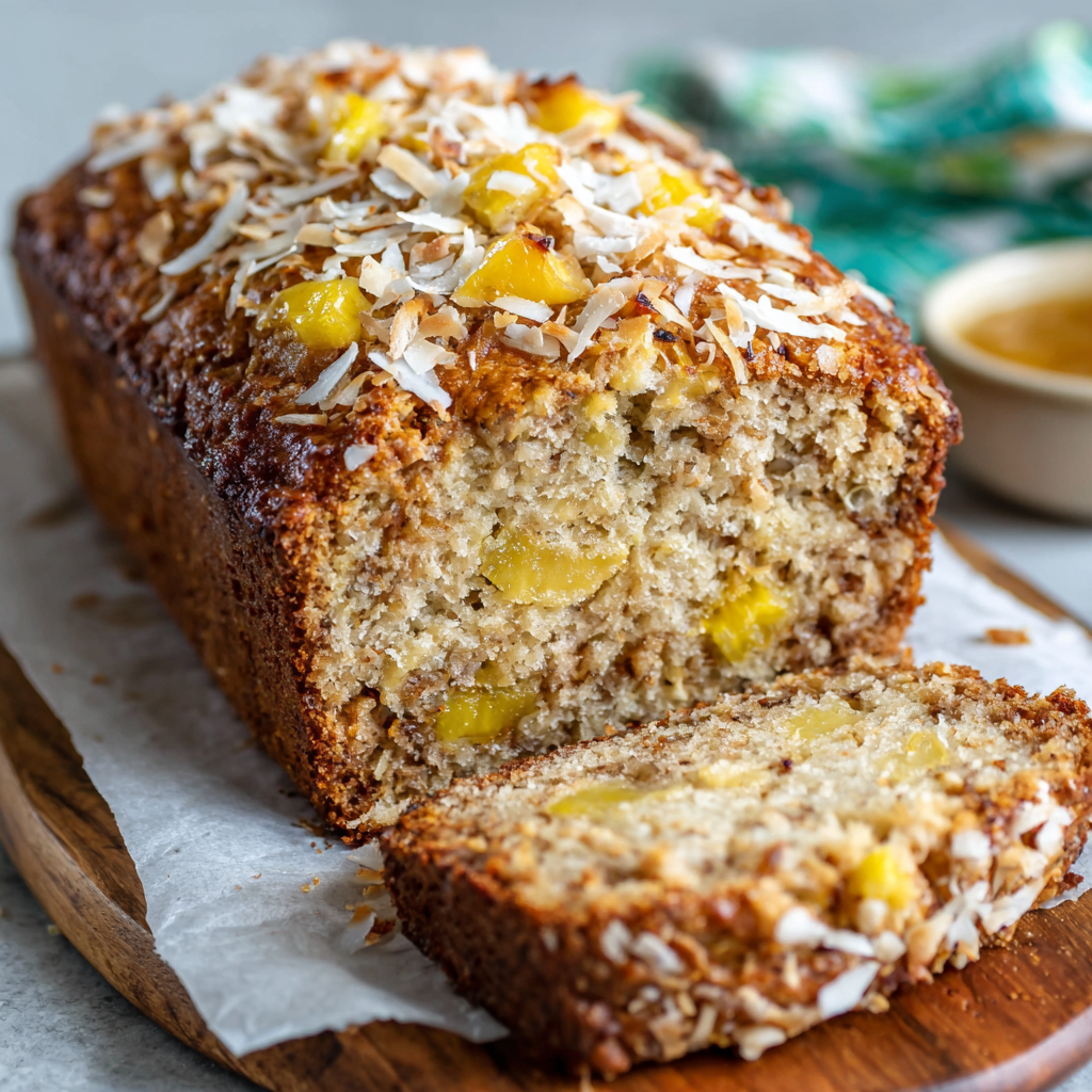 Tropical Banana Bread : Moist, Fruity & Full of Island Vibes - Tasty Chow