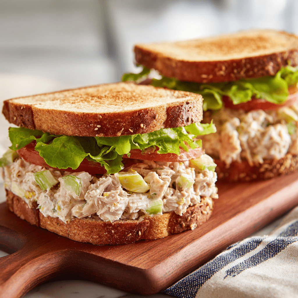 Easy Tuna Sandwich Recipe : Classic, Creamy & Ready in Minutes - Tasty Chow