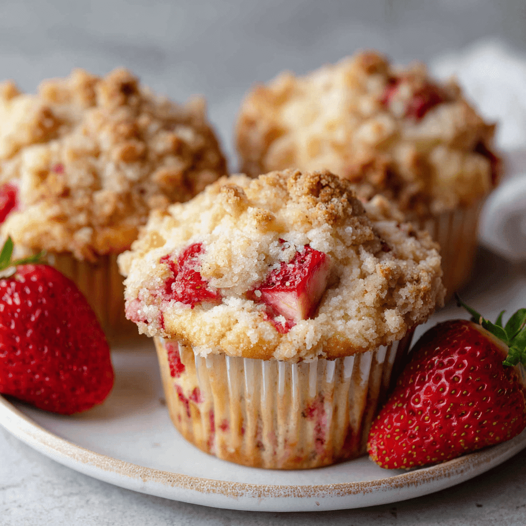 Fluffy Strawberry Shortcake Muffins : Sweet, Buttery & Easy - Tasty Chow