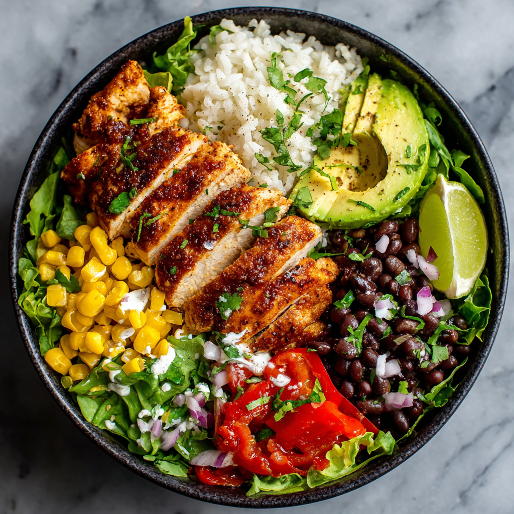Chicken Burrito Bowl : Fresh, Flavorful, and Perfect for Meal Prep ...