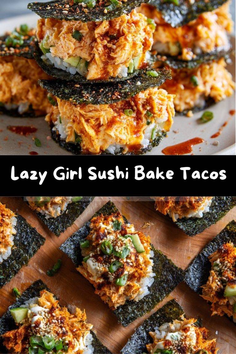 Lazy Girl Sushi Bake Tacos : Crispy, Creamy & Totally Tiktokable ...